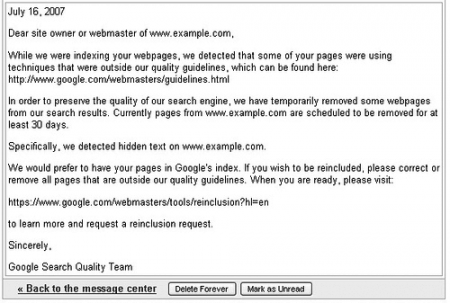 How to Diagnose a Google Penalty